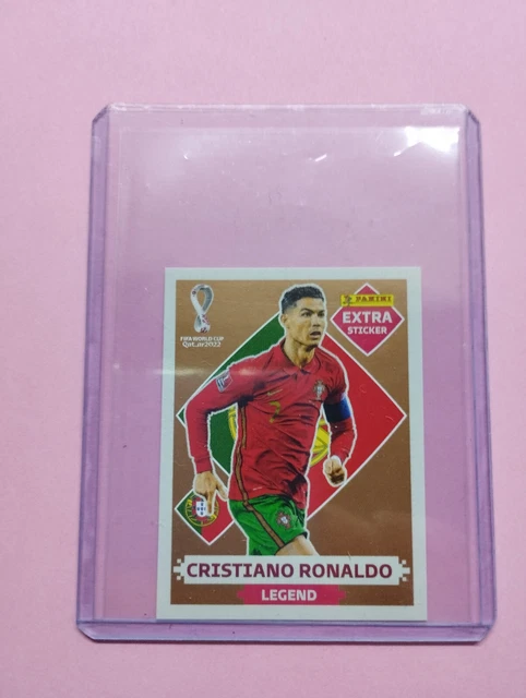 CRISTIANO RONALDO FIFA World Cup Qatar 2022 PANINI Extra Sticker Bronze ...