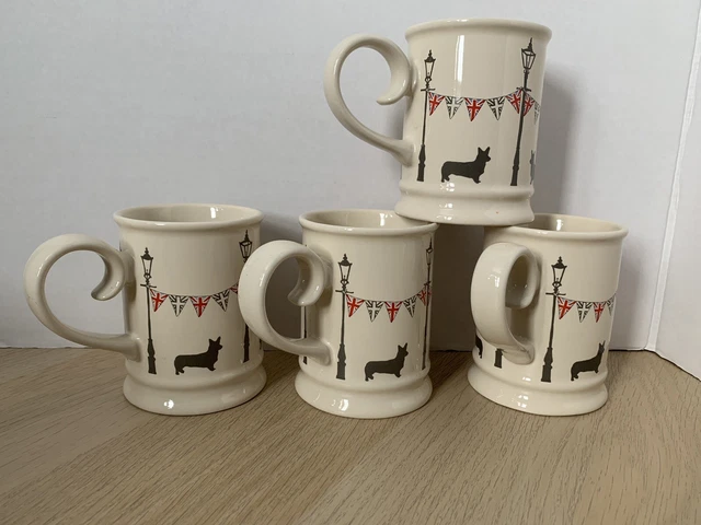 DAVID MASON DESIGN ‘majestic’ Mug Corgi And Flag Bunting Royal ...
