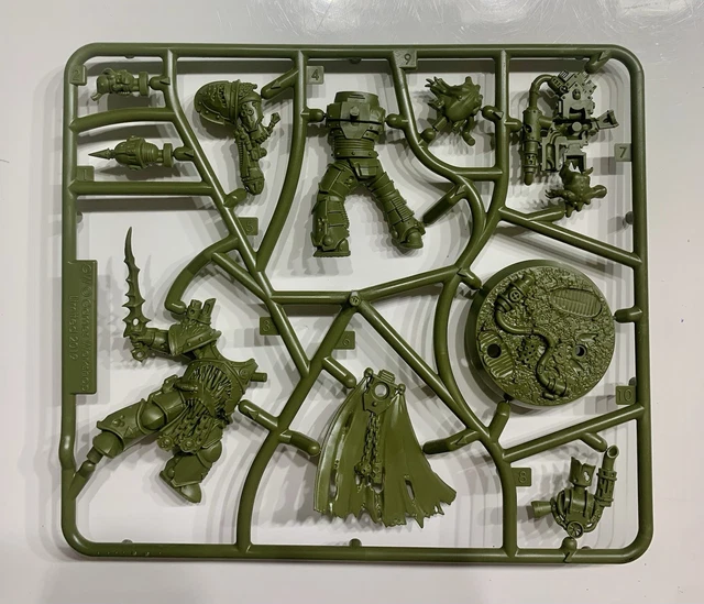 WARHAMMER 40K KILL Team Starter Set Death Guard Plague Marine Champion ...