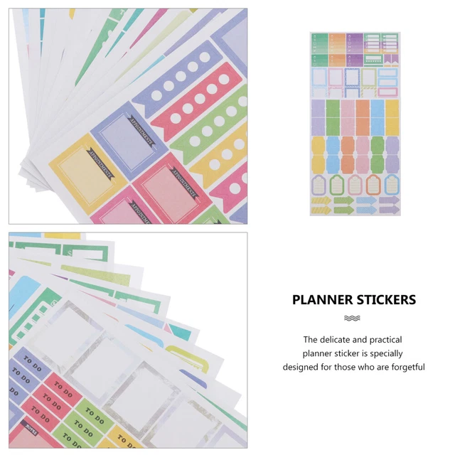 PLAN PLANNING STICKERS Label Office Monthly Planner Papercraft Decals £ ...