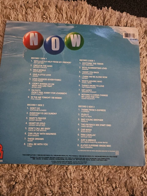 NOW THAT'S WHAT I Call Music 12 Original Double Vinyl Album Record ...