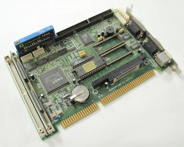 ADVANTECH INDUSTRIAL COMPUTER mainboard 386SX CPU Card w/ DOM Flash ...