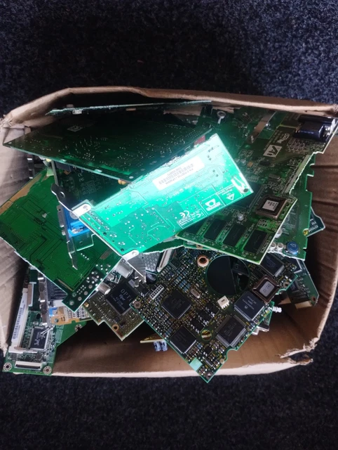 COMPLETE BOX OF Scrap Computer Motherboards For Gold Recovery £83.90 ...