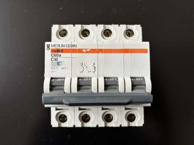 MERLIN GERIN DISJONCTEUR Tetra multi9 C60A C10 EUR 13,50 - PicClick FR