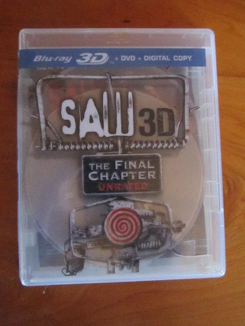 DVD BLU-RAY 3D Saw The Final Chapter Unrated 2 Disc Set Great ***** Must See $12.95 - PicClick AU
