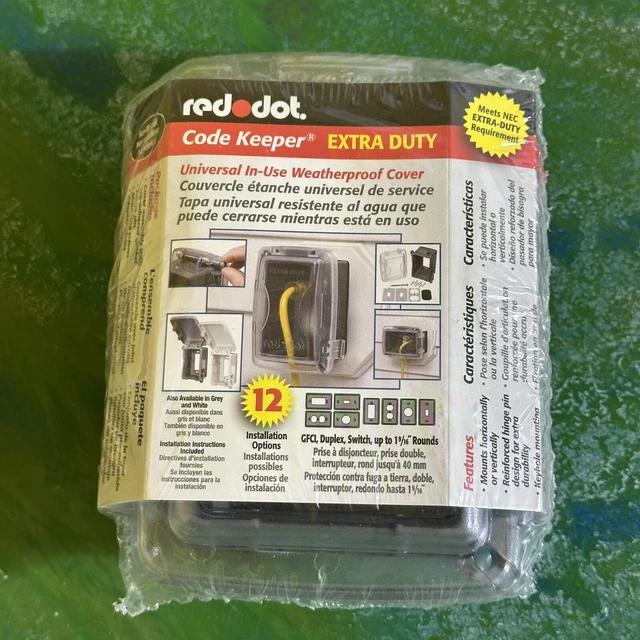 RED DOT CODE Keeper Extra Duty Universal In-Use Weatherproof Cover ...