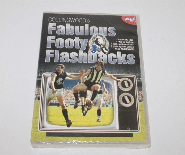 FABULOUS FOOTY FLASHBACKS Collingwood DVD 2007 Brand New & Sealed $19. ...
