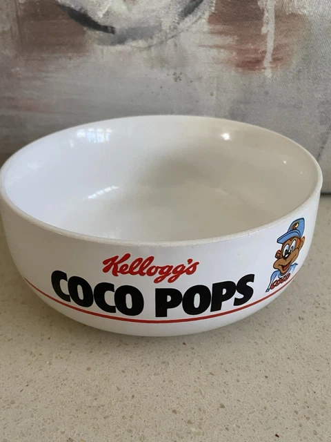 VINTAGE KELLOGGS COCO Pops Ceramic Cereal Bowl 1987 Kellogs Company 6cm ...