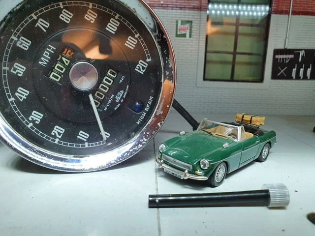 MG MGB 1976> Speedo Trip Reset Button Knob Jaeger/Smiths Gauge Dash Pin ...