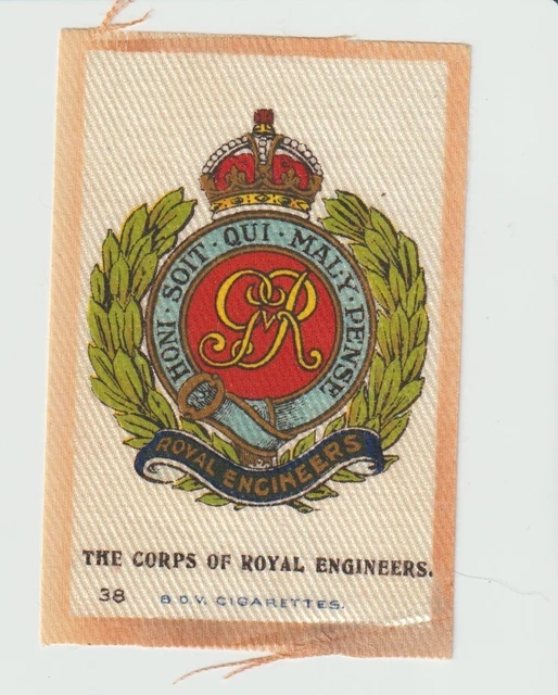 CRESTS & BADGES of the British Army Silk BDV Phillips Corps of Royal ...