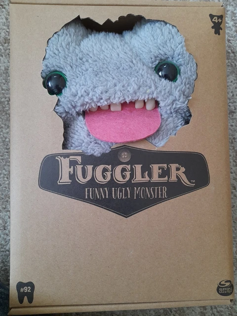 NEW FUGGLER GAPTOOTH Mcgoo Tongue Out Grey 22cm Ugly Monster Figure Toy ...