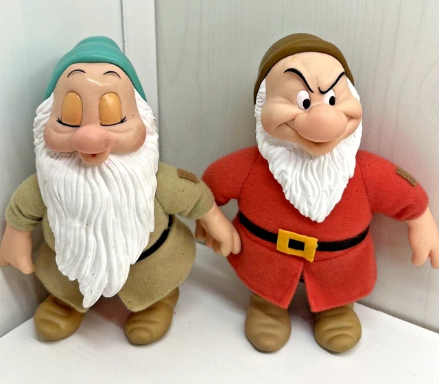 DISNEY SNOW WHITE & the Seven Dwarfs Grumpy Sleepy Vintage Applause ...