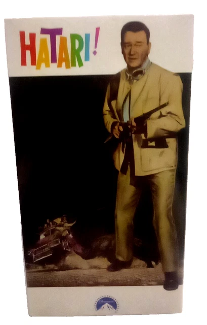 HATARI JOHN WAYNE VHS Video Tape Set New Factory Sealed 1961 Film £13.34 - PicClick UK