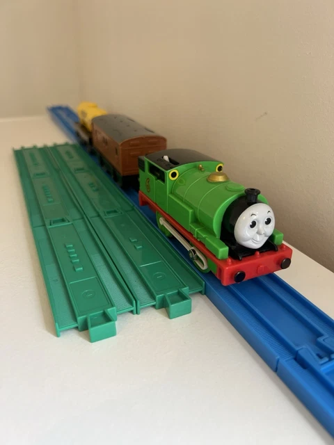 TOMY TRACKMASTER TALK N Action Percy Train Tested And Working With 6 ...