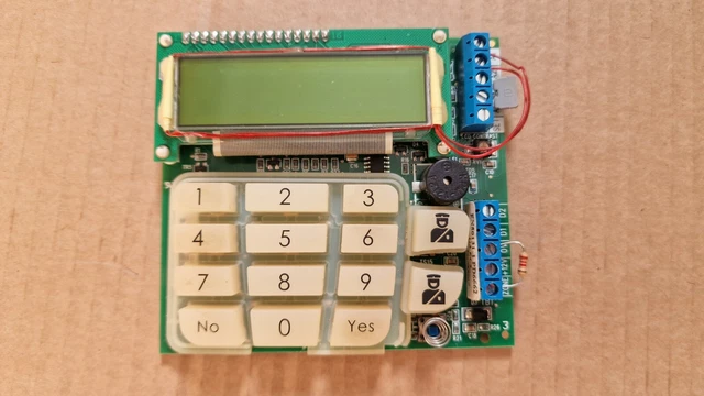 RISCO GARDTEC G-TAG ContourLCD Remote Keypad 4 Wire GT01152PA4W PCB ...