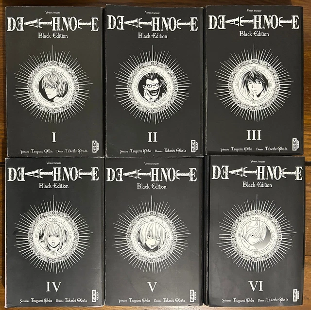 TSUGUMI OHBA DEATHNOTE Black Edition Death Note Tomes 1 à 6 I VI EUR 40 ...