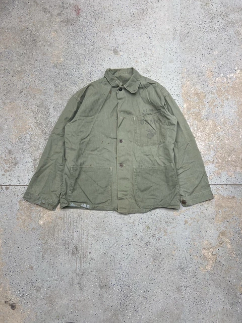 AUTHENTIC WW2 USMC HBT Chore Jacket £329.84 - PicClick UK
