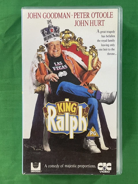KING RALPH, STARRING John Goodman On VHS Video Cassette Tape £4.25 ...