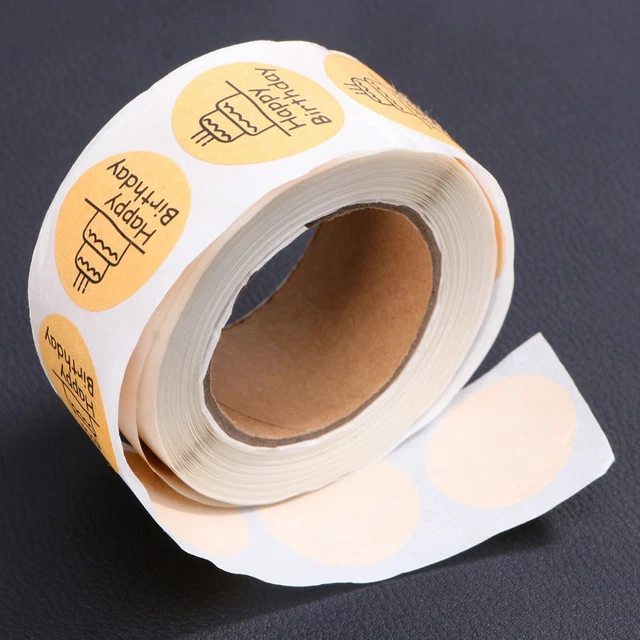 FOOD BAG SEALING Sticker Kraft Paper Baking Labels Stickers Packaging ...