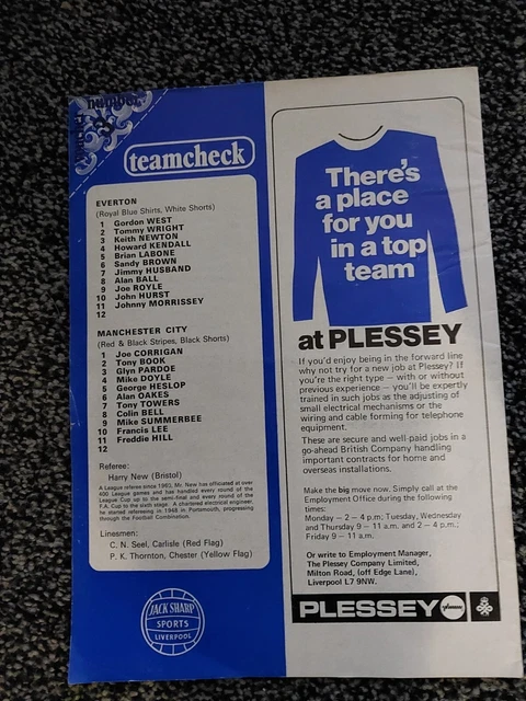 FOOTBALL PROGRAMME COLLECTABLE £1.75 - PicClick UK