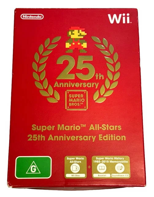 SUPER MARIO ALL Stars 25th Anniversary Edition Nintendo Wii PAL Wii U ...