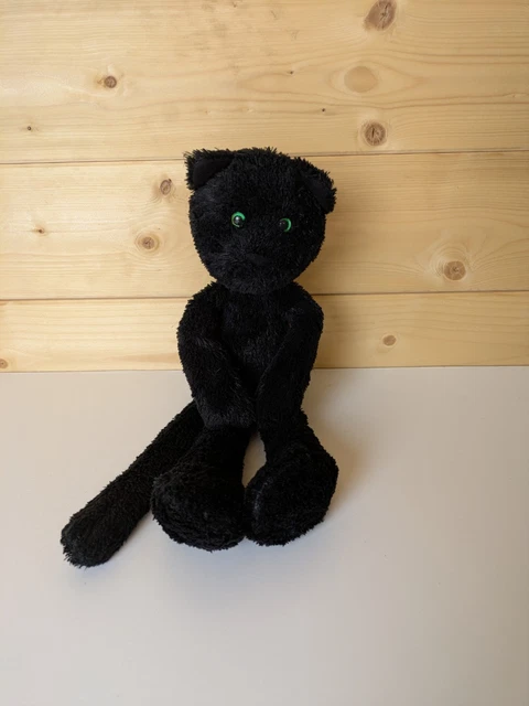 JELLYCAT CASPER CAT Black Soft Cuddly Toy Medium Jl143 Retired ...