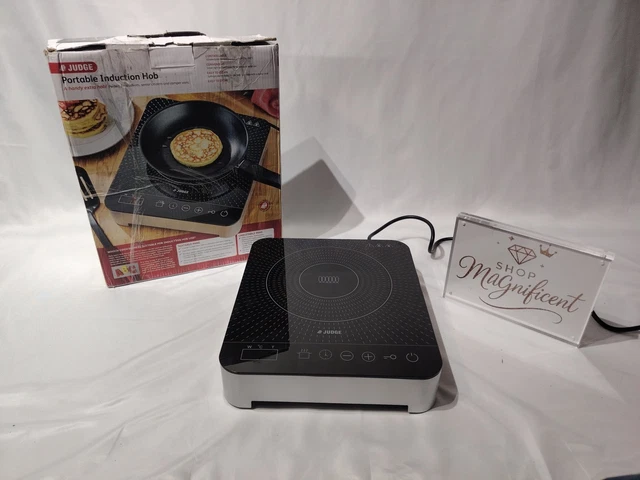 JUDGE PORTABLE INDUCTION Hob 2000W Touch Control Timer Black With Box ...