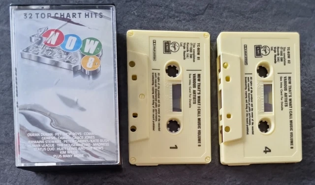 NOW THAT'S WHAT I call music 8 - VG+ Double Cassette Various 32 tracks ...
