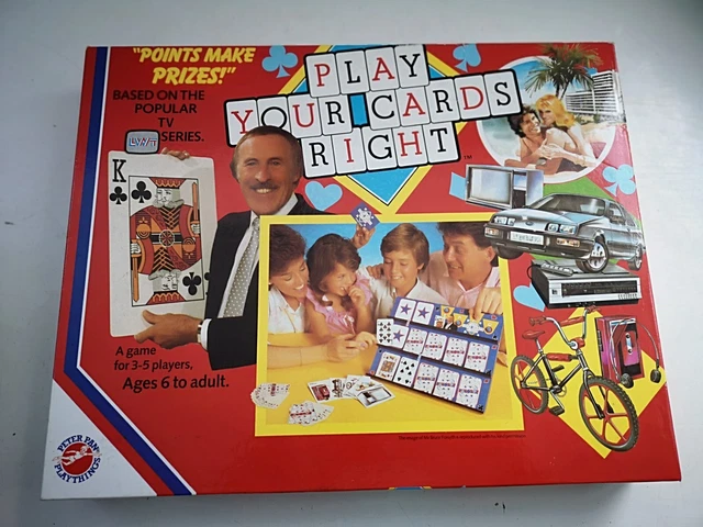 VINTAGE PLAY YOUR Cards Right Bruce Forsyth Edition gioco retrò anni ...
