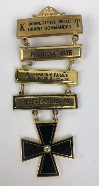 VINTAGE KNIGHTS TEMPLAR Drill Grand Commandery of Pasadena / Riverside ...