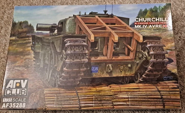 AFV CLUB AF35288 - 1:35 Churchill Mk.1V AVRE w/ Fascine Carrier Frame ...
