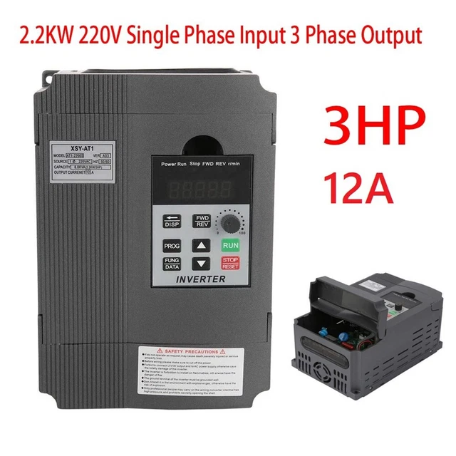 FREQUENCY DRIVER VARIABLE AC220V/2.2KW AT1-2200S Built-in Filter Direct Current £151.48 ...
