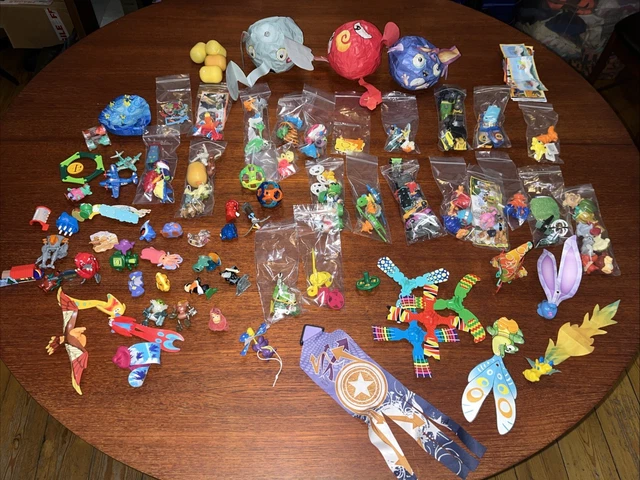 HUGE Y2K MIX Of Kinder Surprise Egg Toy Bundle (Approximately 140 Items ...