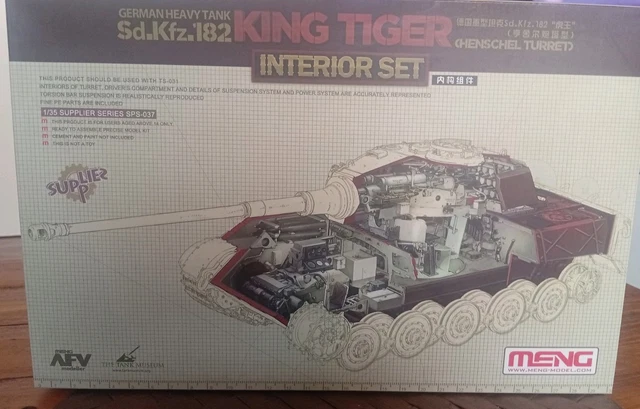 MENG GERMAN HEAVY Tank Sd.Kfz.182 King Tiger Henschel Turret Interior ...