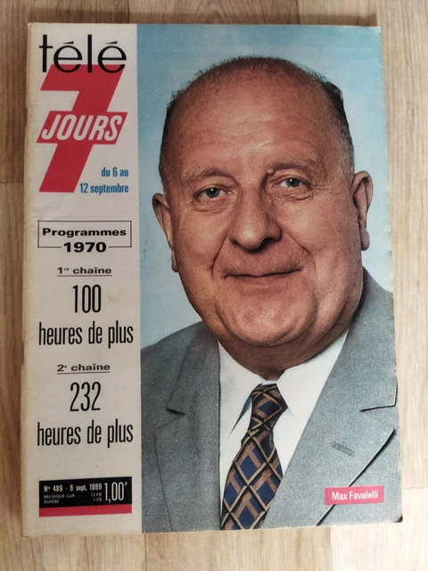 TÉLÉ 7 JOURS 489 Danièle Evenou Claudine Longuet Raimu Dominique ...