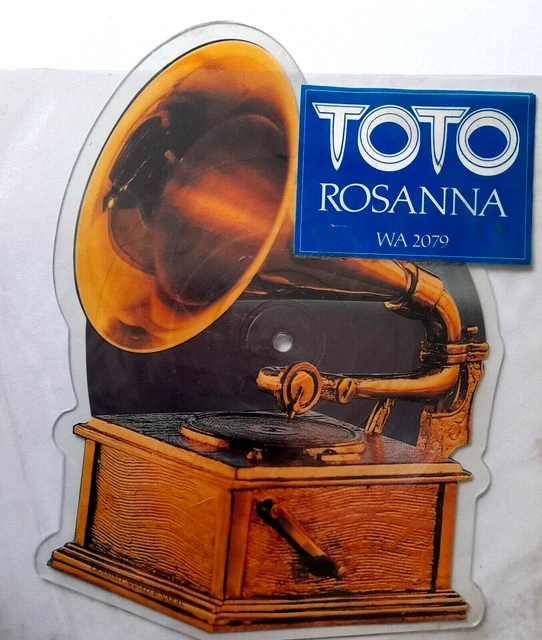 EX/EX TOTO ROSANNA Shaped Vinyl Picture Disc 1983 £25.99 - PicClick UK