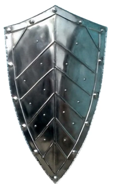 MEDIEVAL ARMOR CRUSADER Shield Steel Knight Combat Shield LARP Warrior ...