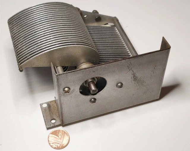 1100PF VARIABLE CAPACITOR 1930's BRITISH MILITARY VALVE TUBE RECEIVER ...