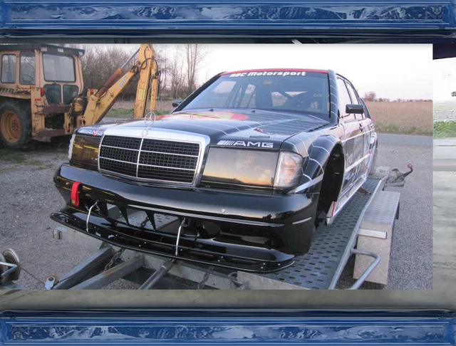 MERCEDES 190E W201 Evo style front Splitter - FibreGlass! UK Stock!!! £ ...