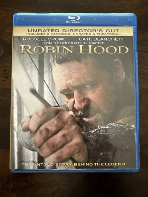 ROBIN HOOD BLU-RAY DVD 2010 3-Disc Set Special Edition Rated Unrated 3 ...