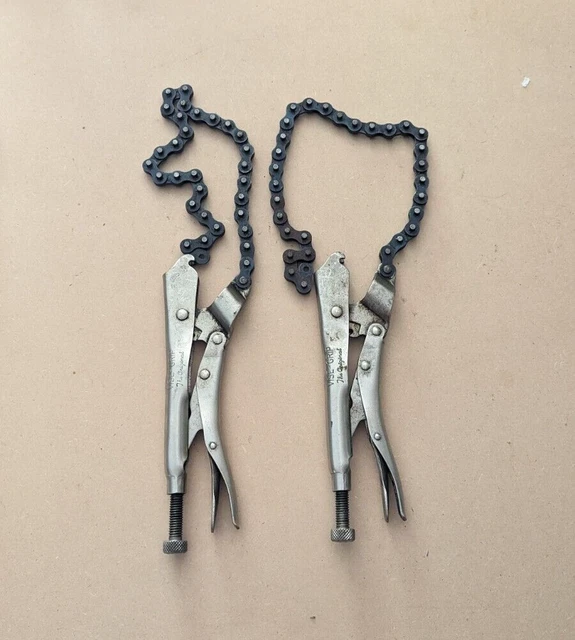 IRWIN VISE-GRIP 20R Locking Chain Grip Clamp Pliers 225mm $30.00 ...