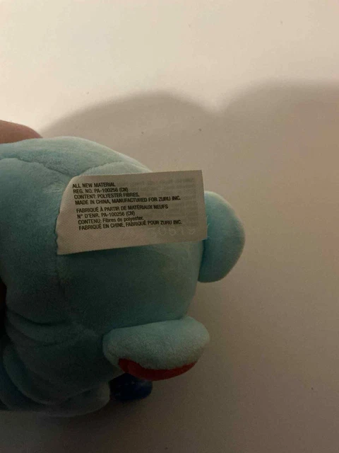 ZURU MENTOS BLUE Plush Hippo Soft Stuffed Toy £3.99 - PicClick UK