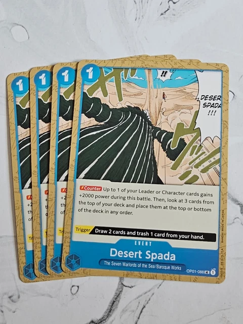 DESERT SPADA ONE piece card game Pillars of strength OP01-088 $9.99 ...