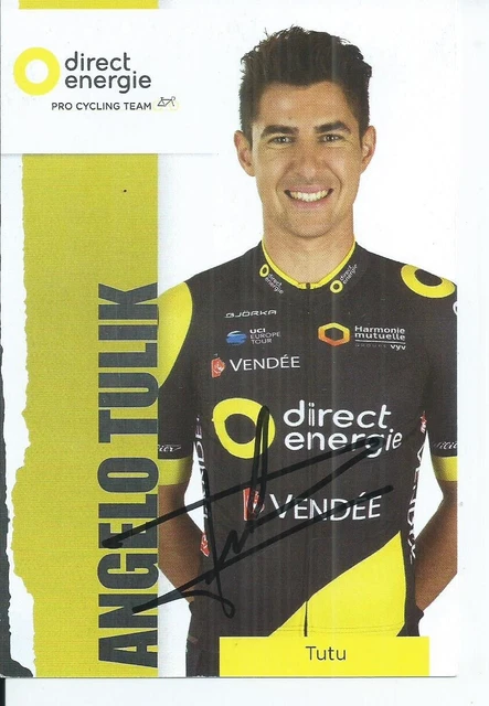 TDF CYCLISME :CP AUTOGRAPHE de ANGELO TULIK team DIRECT EUR 1,50 - PicClick FR
