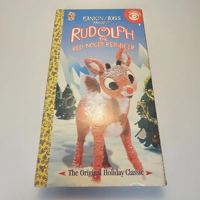 RUDOLPH THE RED Nose Reindeer on VHS Claymation Christmas Classic ...