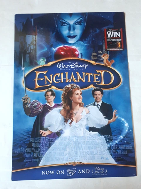 ENCHANTED WALT DISNEYS ORIGINAL POSTER Video Shop DVD 59.2x42cm £5.40 ...