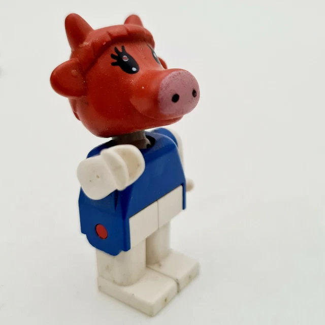 ©1980 LEGO FABULAND Figure Clara Cow Toy/Duplo/Farmer/Ice Cream £5.98 ...