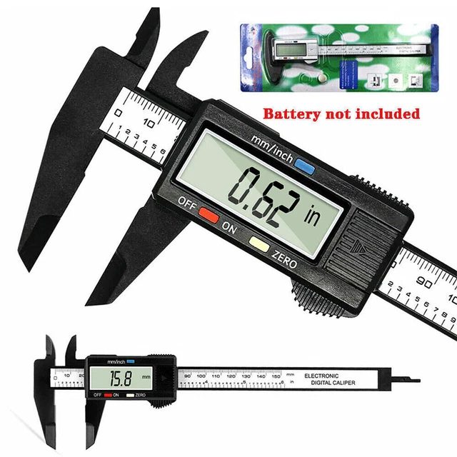 150MM DIGITAL VERNIER Caliper Electronic Gauge Meter Ruler Measure Tool ...