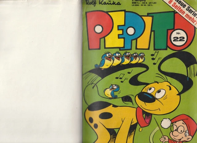 PEPITO SAMMELBAND #1 (2.Jahrg. #22+8+5), Gevacur 1973 COMICHEFT Z2 EUR ...