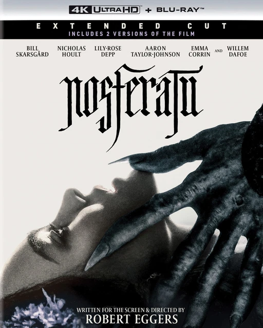 NOSFERATU (4K UHD Blu-ray) Lily-Rose Depp Nicholas Hoult (PRESALE 07/04 ...
